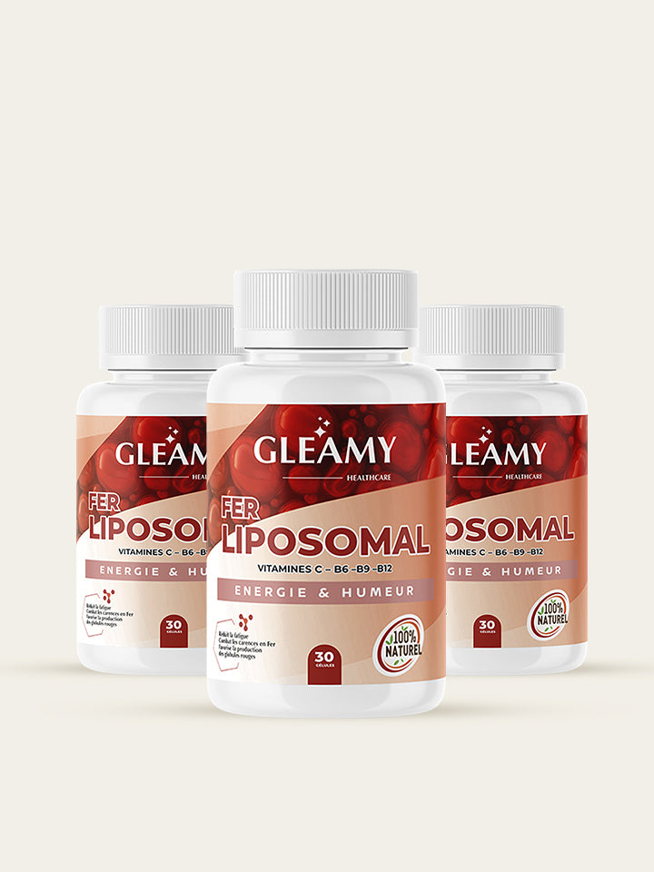 Gleamy Fer Liposomal – Énergie & vitalité quotidienne – gleamymorocco